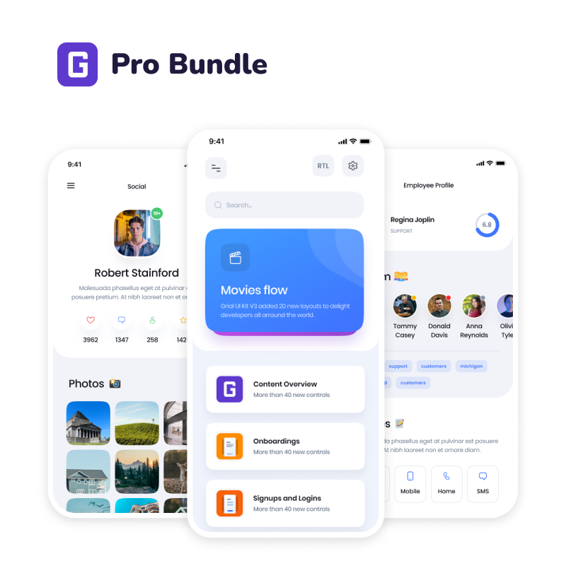 Grial UI Kit 4 Pro - Bundle – Grialkit